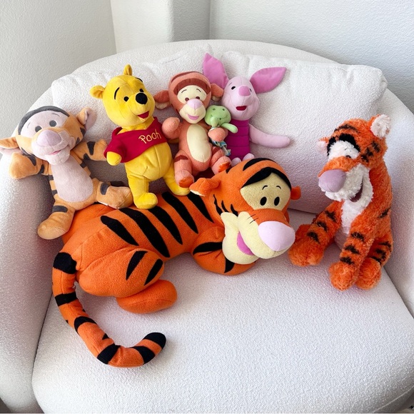 Disney | Toys | Disney Winnie The Pooh Tigger Lot Bundle Of 6 Stuffy ...